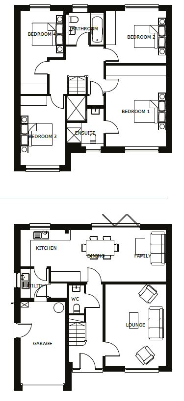 » The Cambridge Floor PLan